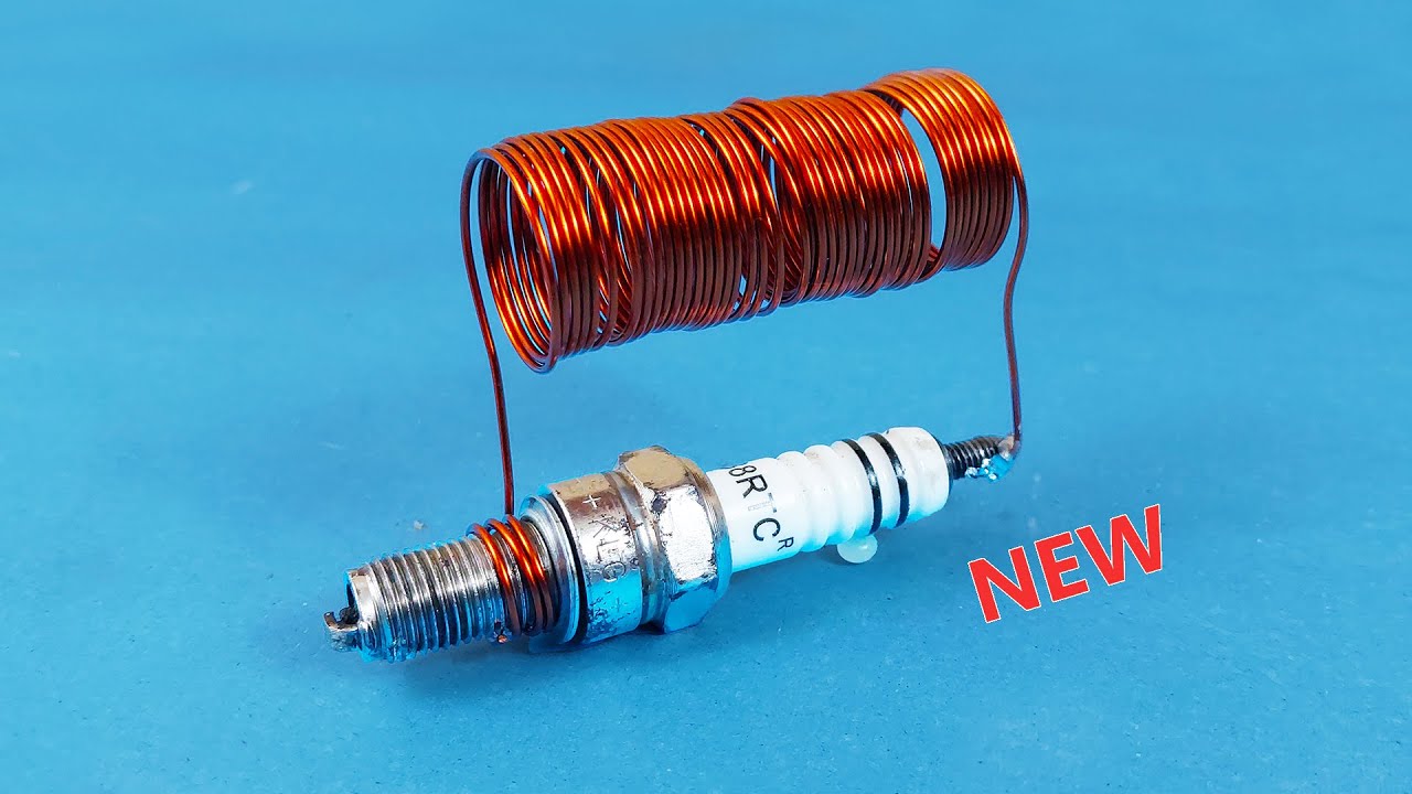 New Generator Free Energy Self Running By Magnet With Spark Plug - YouTube