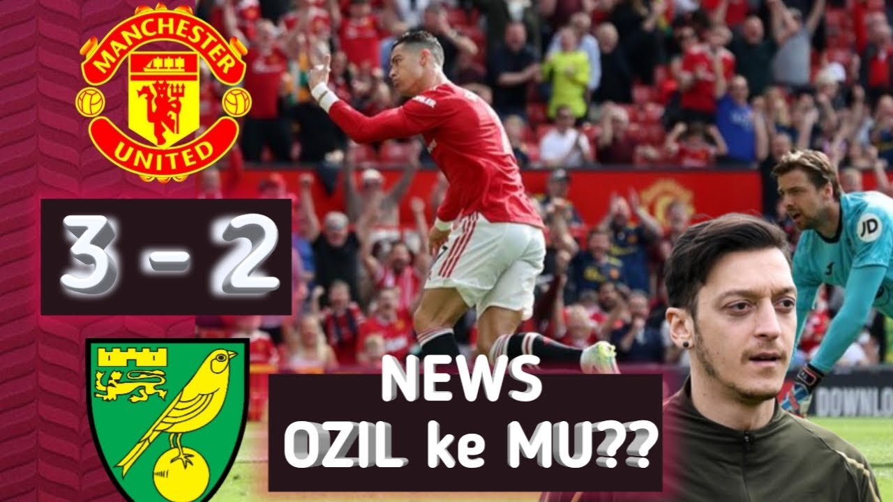 Manchester United vs Norwich (Highlight) ( 3-2) - Hattrick RONALDO bawa ...
