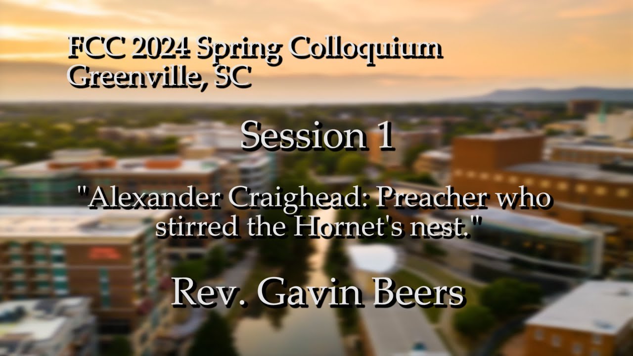 Alexander Craighead: Preacher who stirred a Hornet's Nest - YouTube