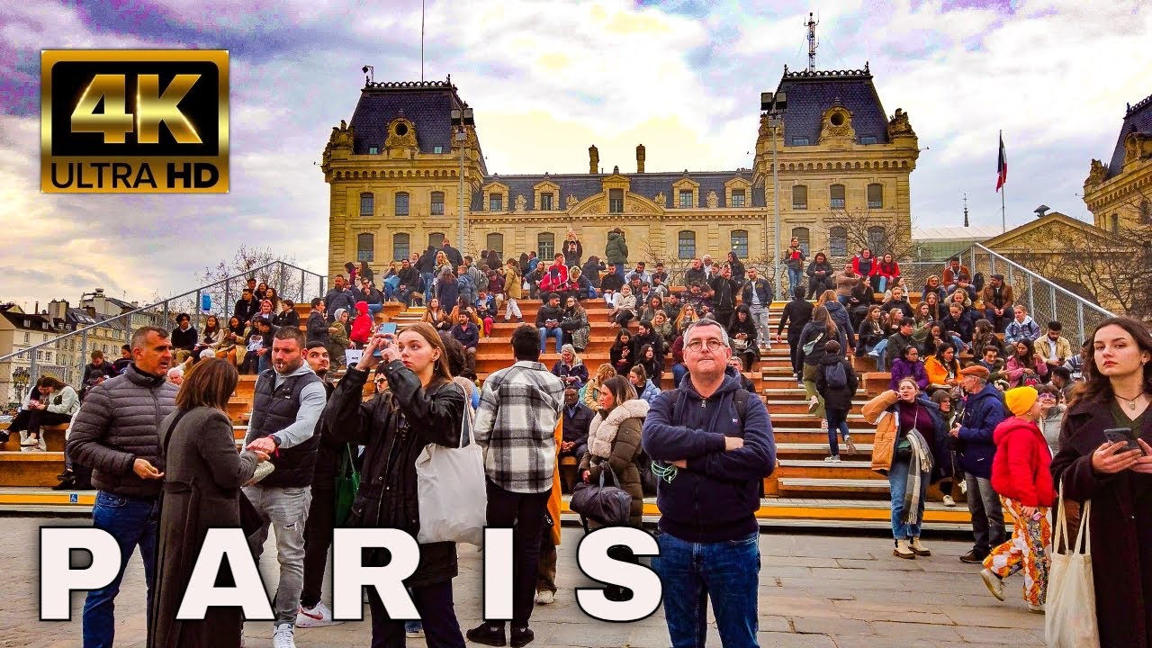 Paris France - Paris 4K Walking Tour - March 17, 2023 - YouTube
