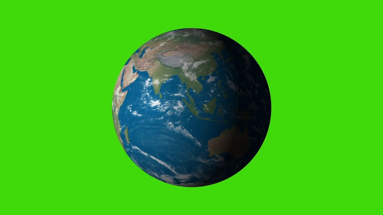 Green Screen Global World Map Spinning FX - YouTube