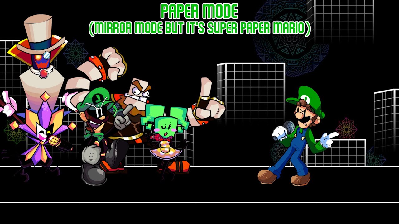 Paper Mode (Mirror Mode but It's Super Paper Mario) - YouTube