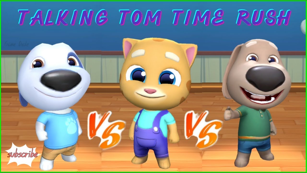Talking Tom Time Rush Talking Hank Vs Talking Ginger Vs Talking Ben New Update Gameplay