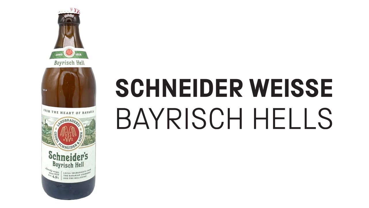 Schneider Weisse - Bayrisch Hells - HopZine Beer Review - YouTube