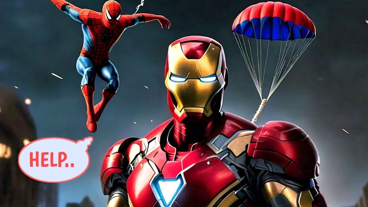 What if Tony Stark Was Alerted to Spider-Man's Parachute Deployment? - YouTube