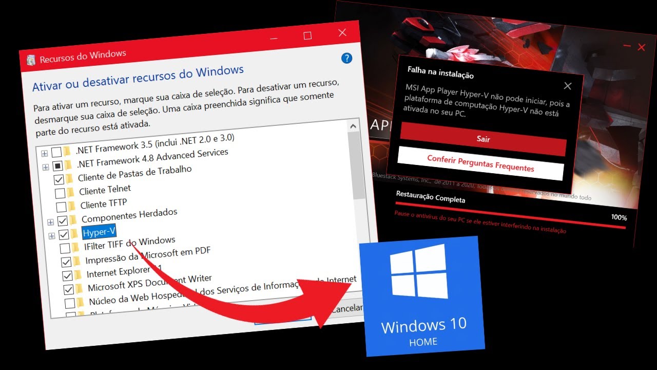 Como ativar HYPER-V windows 10/11 Home - YouTube