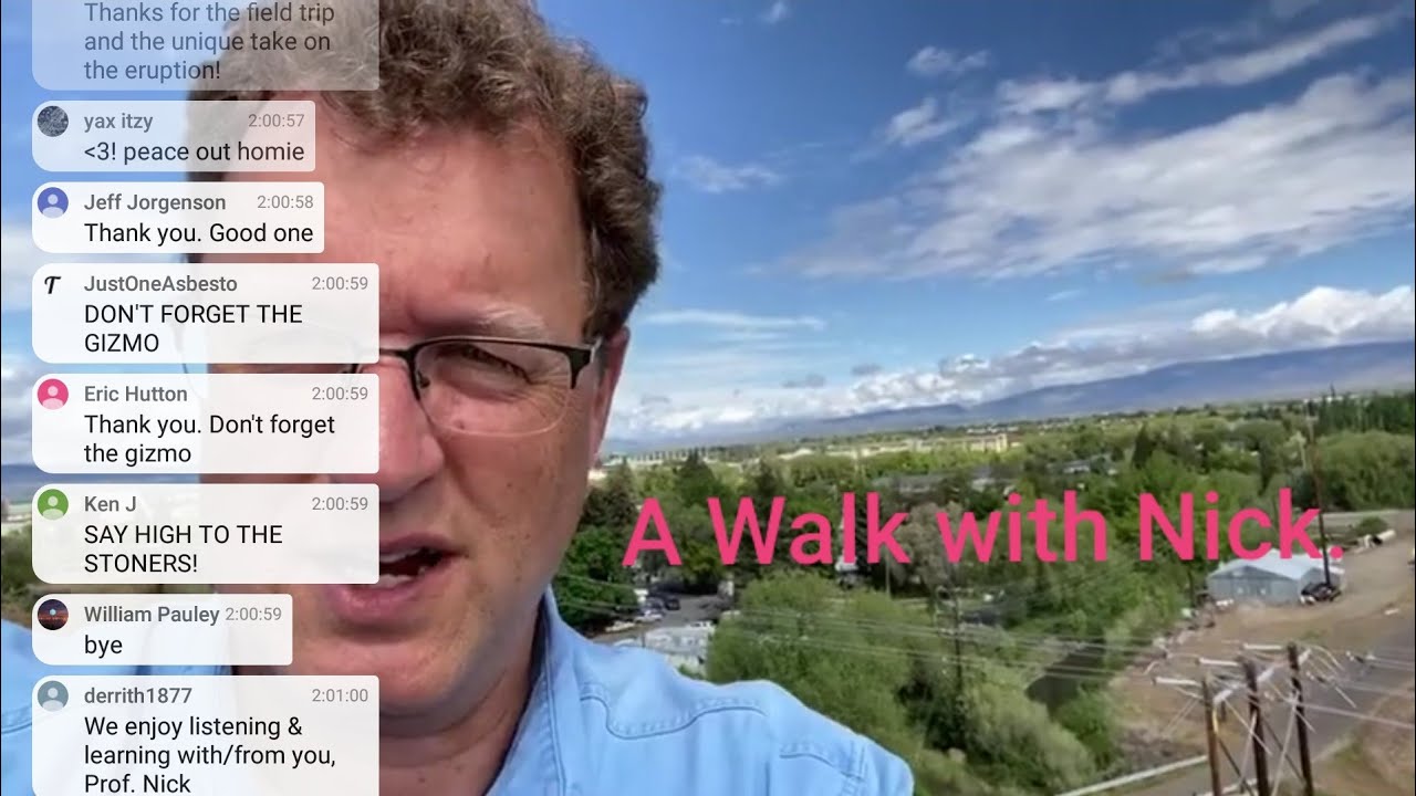 May 17th 2020 Walking with Nick Zentner - YouTube