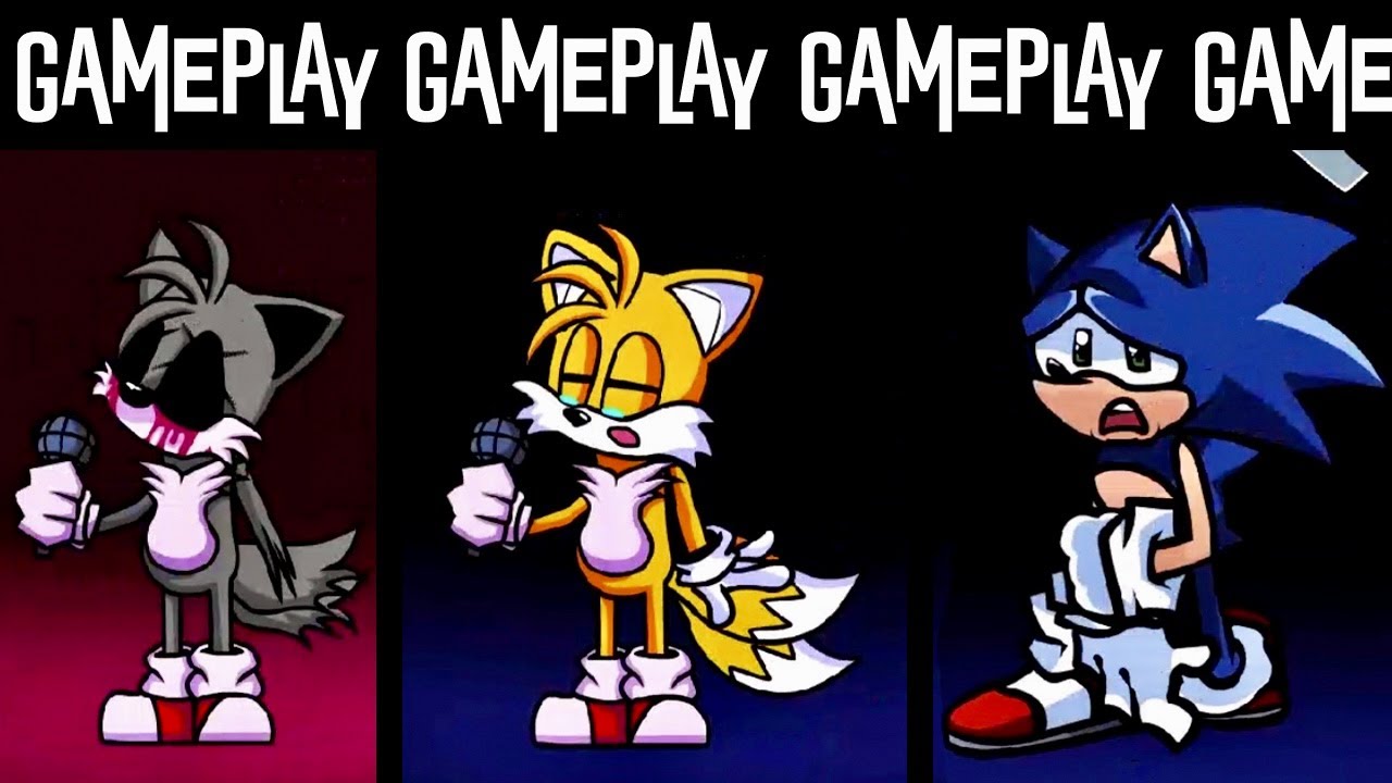 FNF Mods Horror Tails VS Sonic (Friday Night Funkin' Tails Nightmare ...