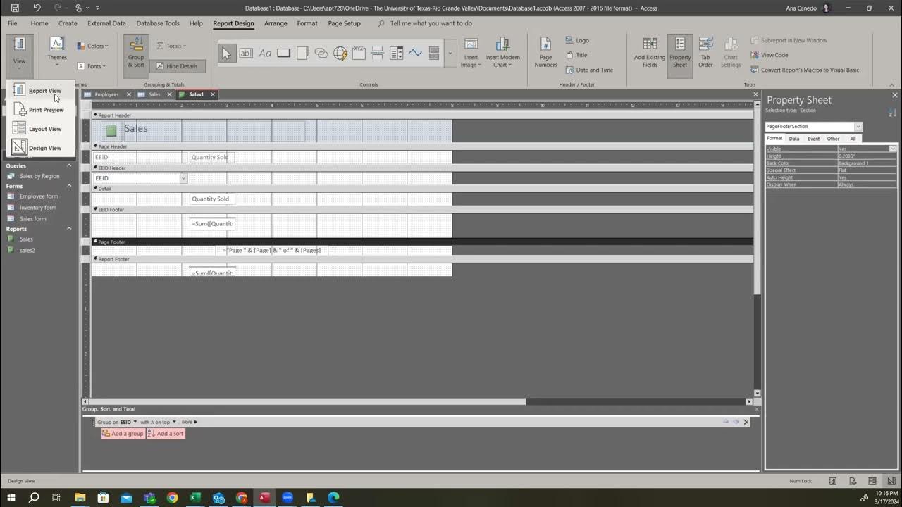 Access Database assignment Step 9 - YouTube