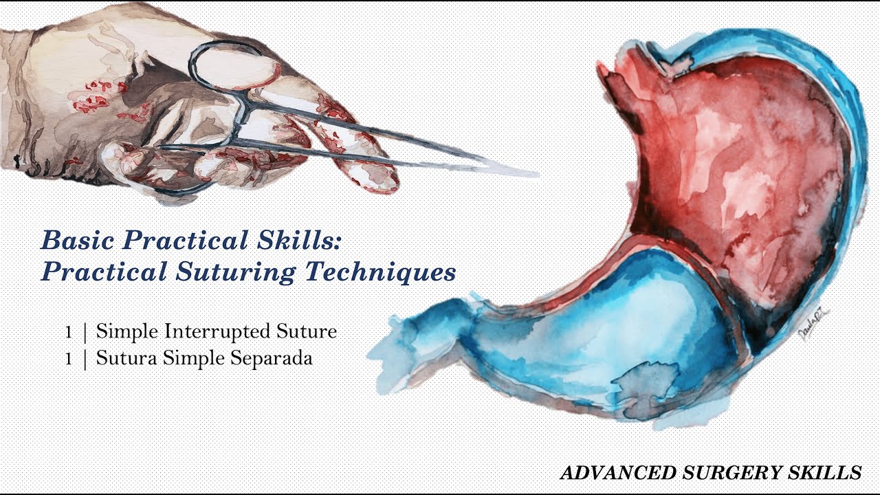 01 Simple Interrupted Suture | Sutura Simple Separada - YouTube