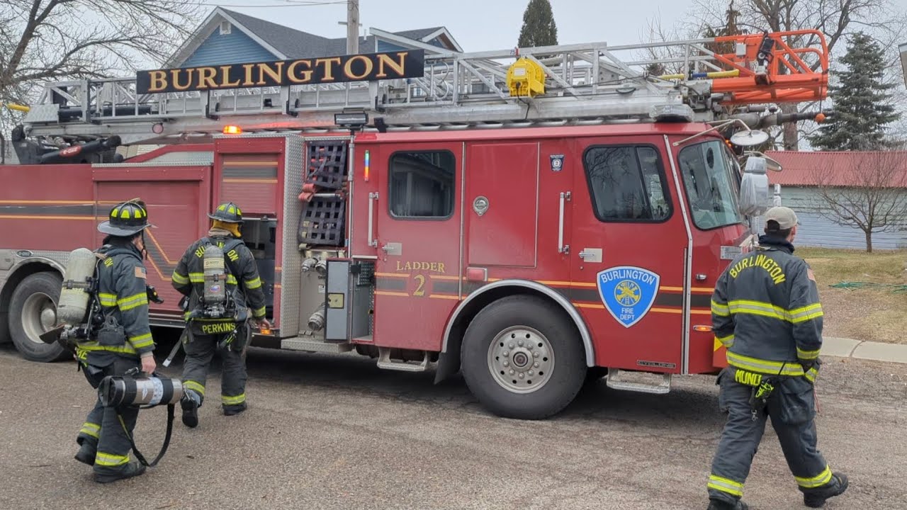 Cedar St Incident – Burlington Fire Responds - YouTube