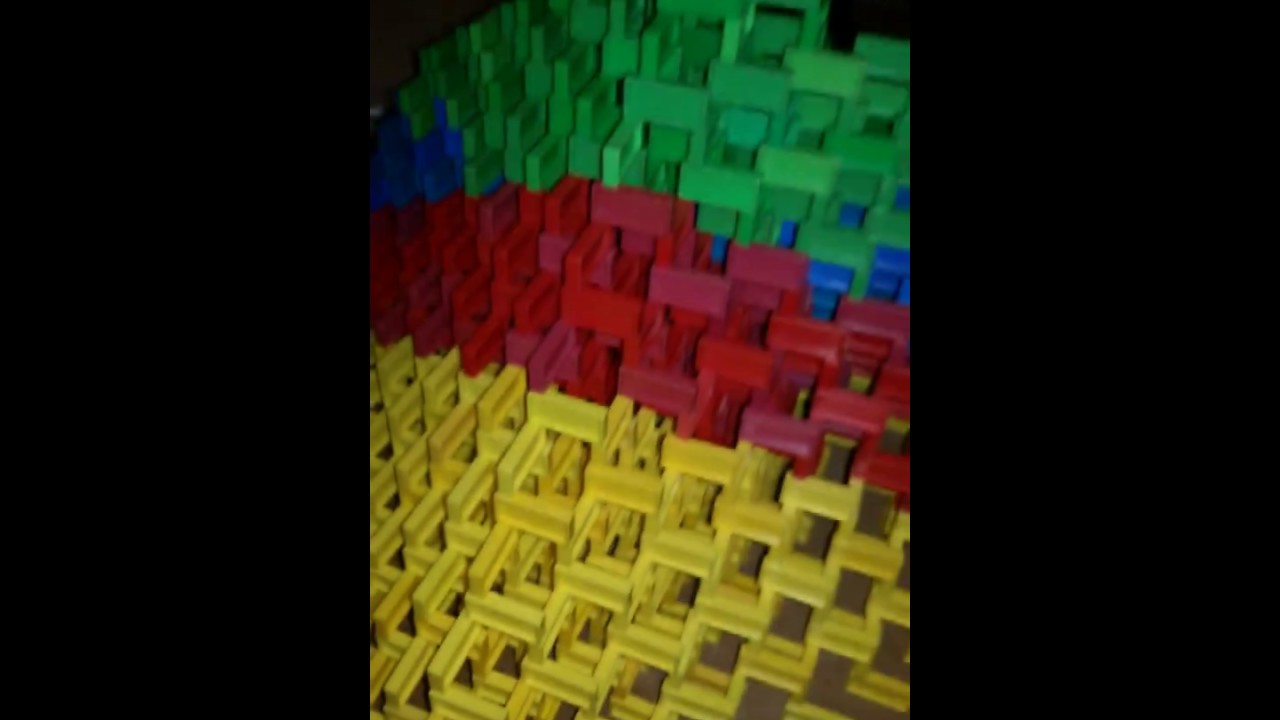 PERSONAL RECORD! Biggest domino structure! - YouTube