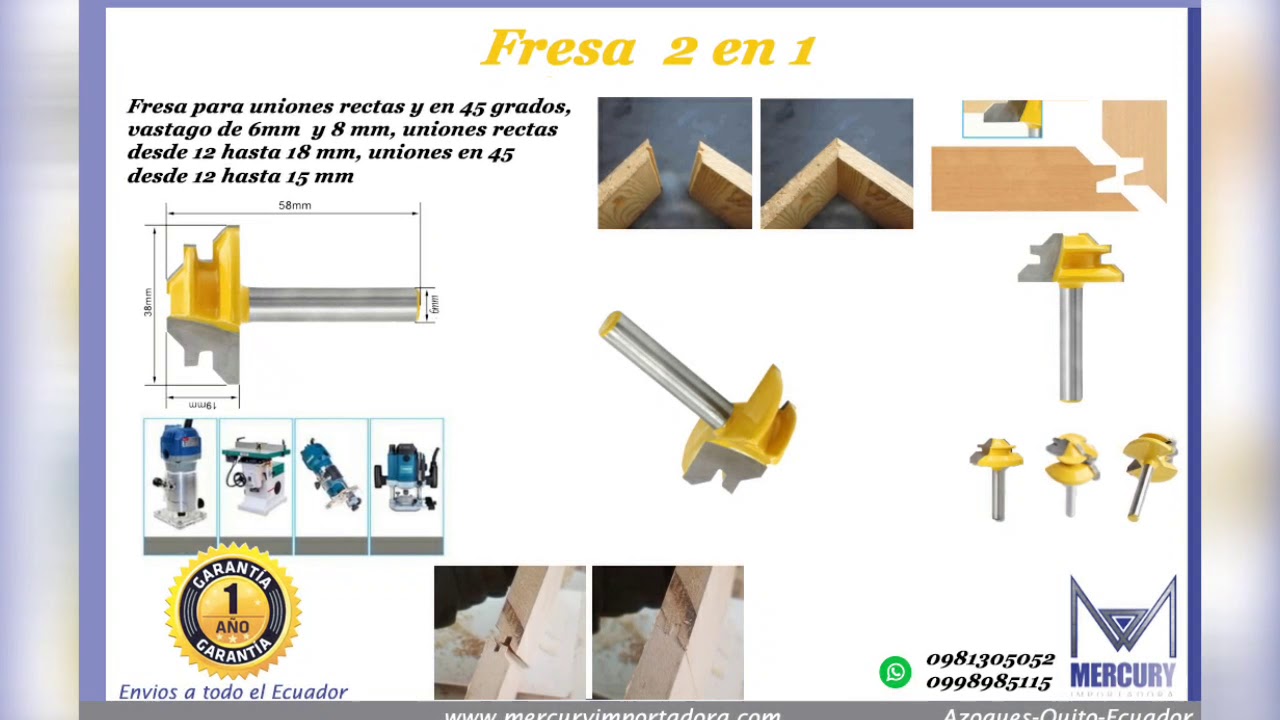 Uniones en 45 grados - YouTube