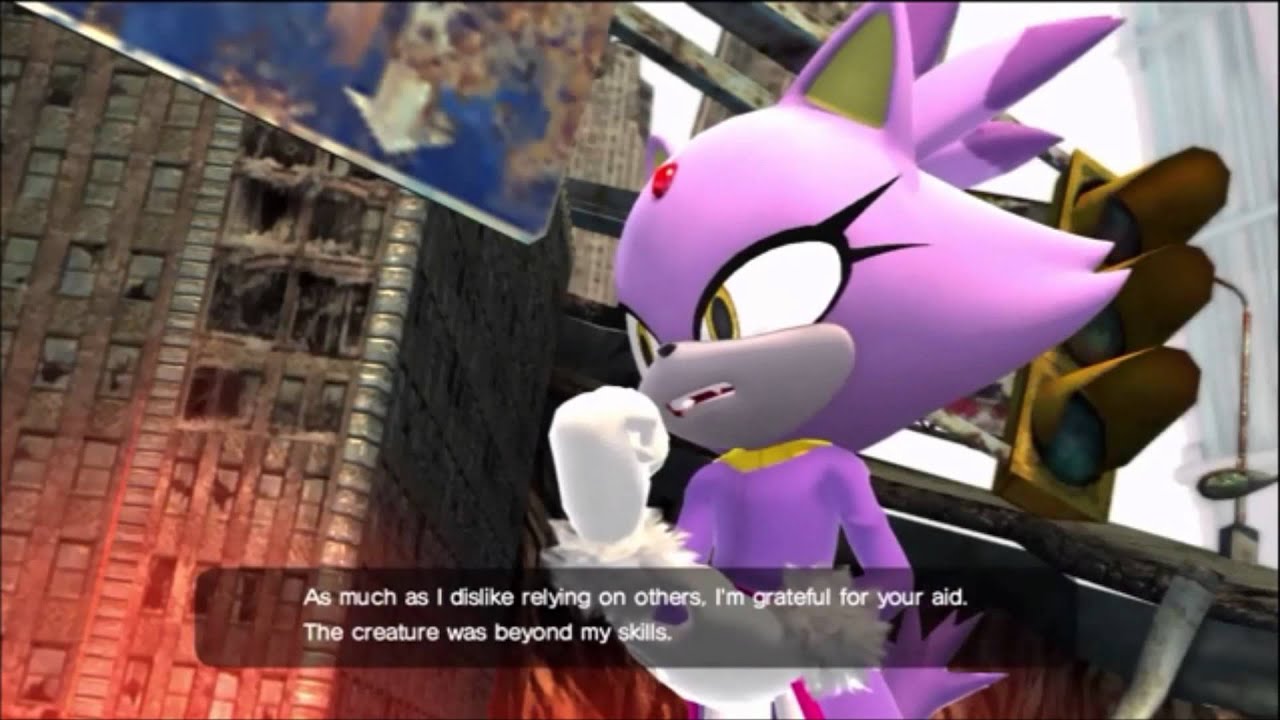 Sonic Generations Cutscene - Saving Blaze [HD] (Modern) - YouTube