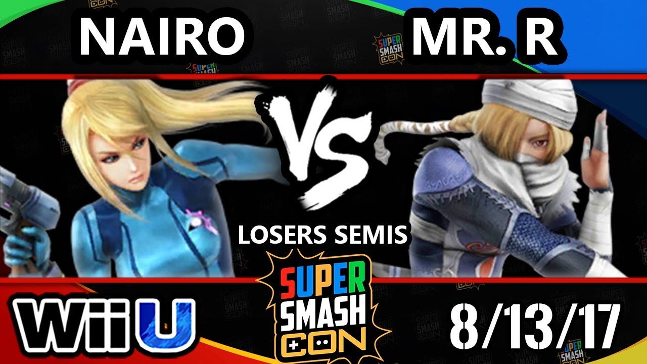 Smash Con 2017 Smash 4 - NRG | Nairo (ZSS) Vs. BC | Mr. R (Sheik) Wii U LS - YouTube