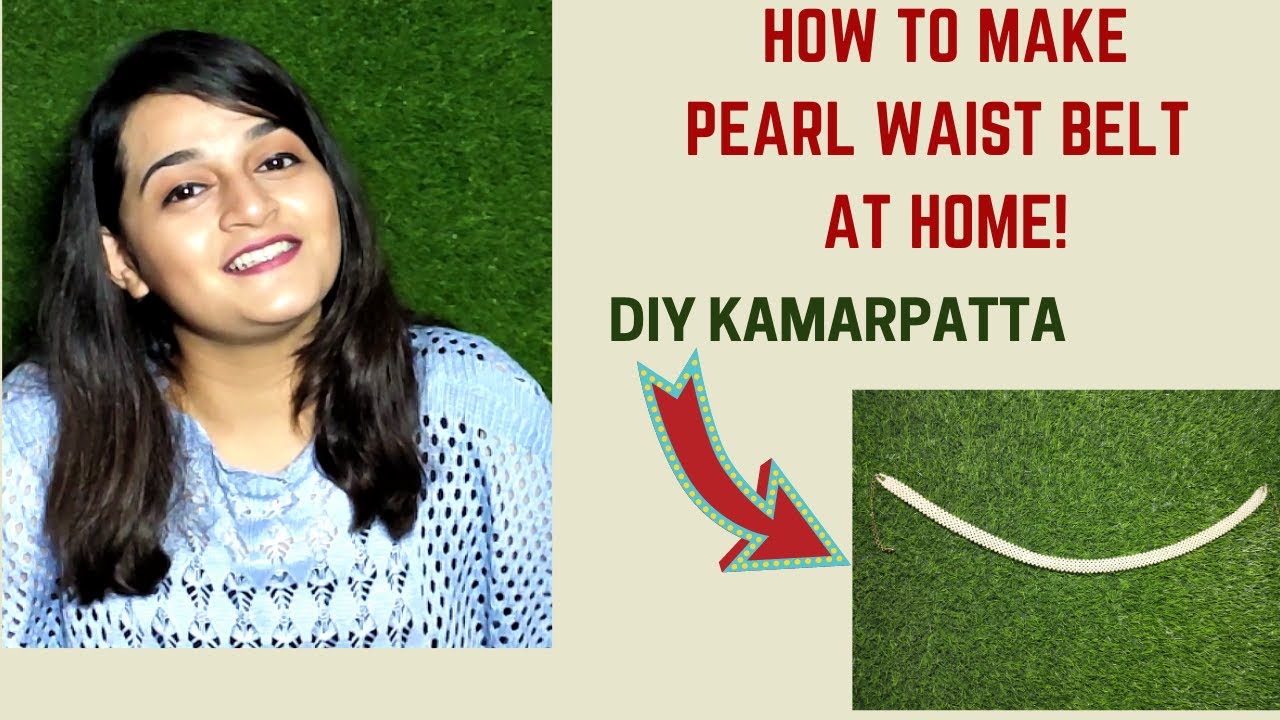 HOW TO MAKE PEARL WAIST BELT AT HOME || DIY WAIST BELT USING PEARLS ...