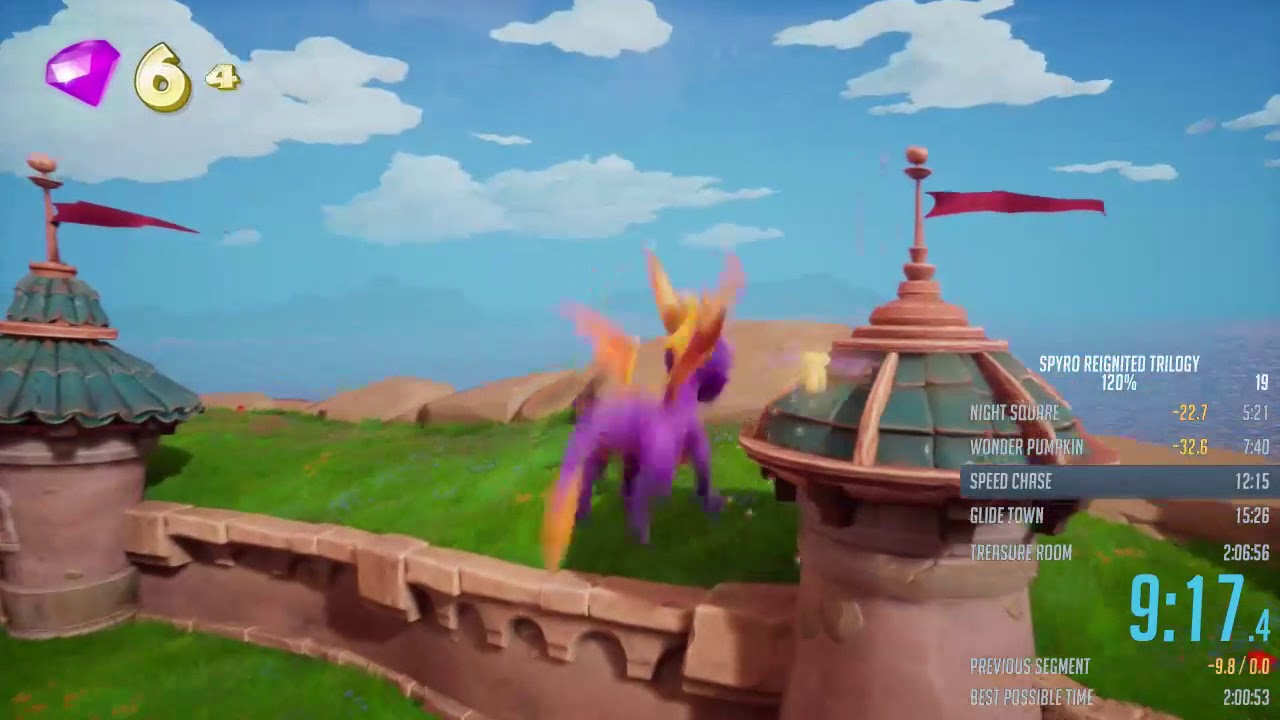 Spyro Reignited Trilogy Spyro the Dragon 120% Speedrun in 1:25:14 IGT ...