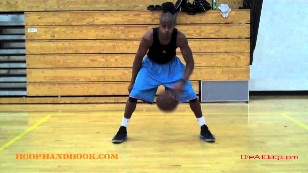 NBA Point Guard Front-Back Double Behind Stationary Dribbling Drill ...