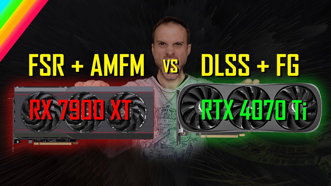Shocking Frame Generation results! 7900XT FSR+AFMF vs 4070Ti DLSS+FG ...