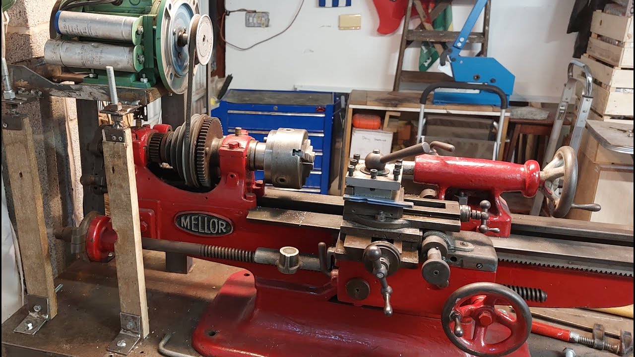 Mellor Lathe, Part Two - Motor Mount Fabrication - YouTube