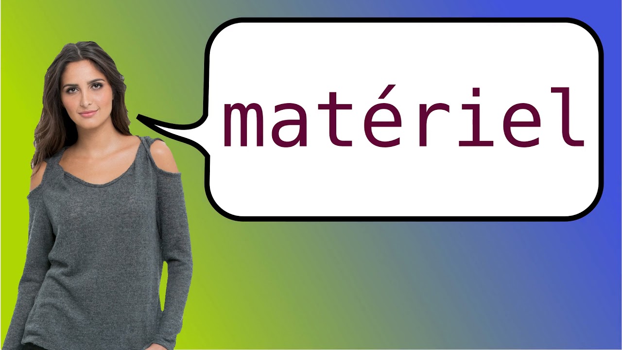 How To Say material In French YouTube how-to-say-material-in-french-youtube