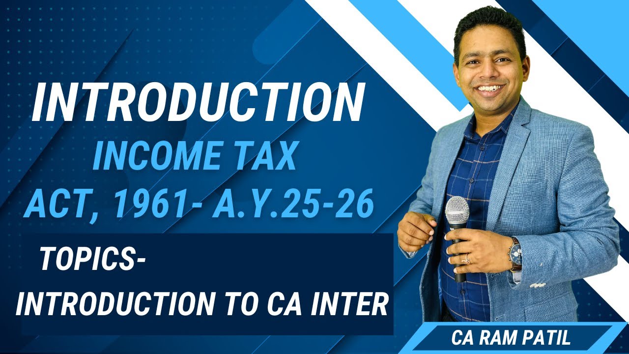 Introduction to CA Inter | CA Ram Patil - YouTube