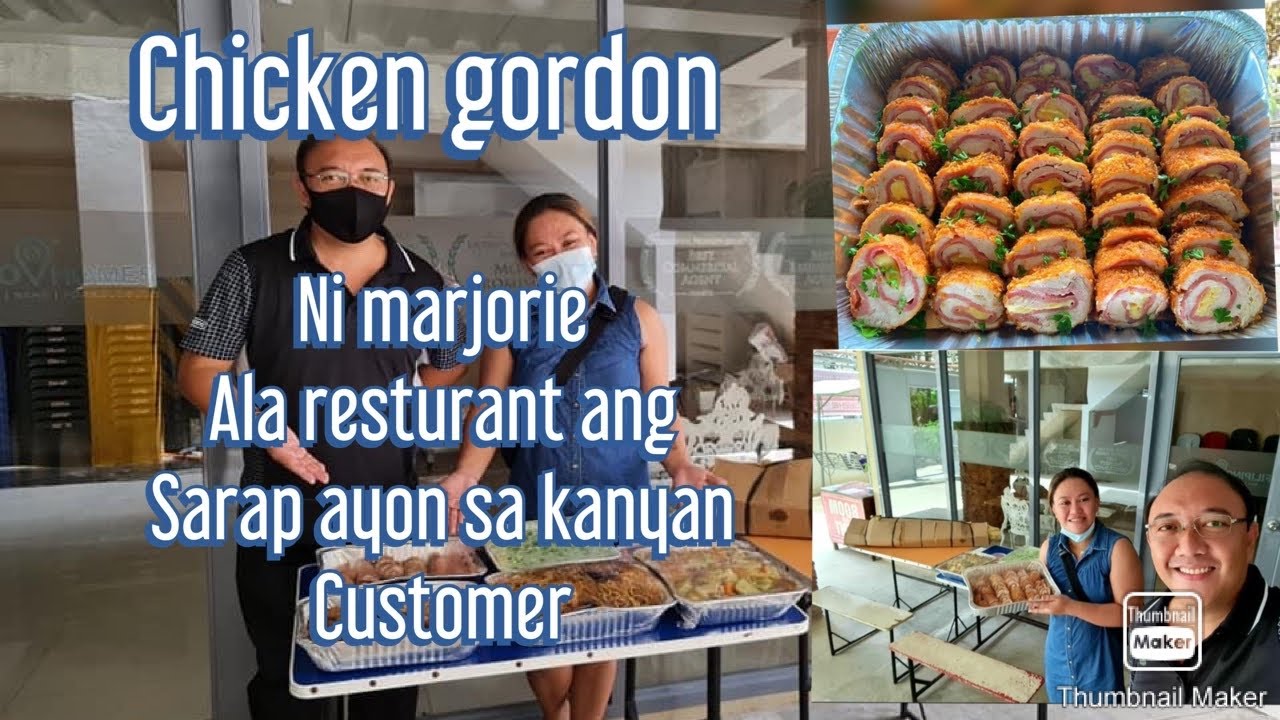 Chicken Gordon ni Marjorie ala restaurant Ang lasa #donya Maria ilabas ...