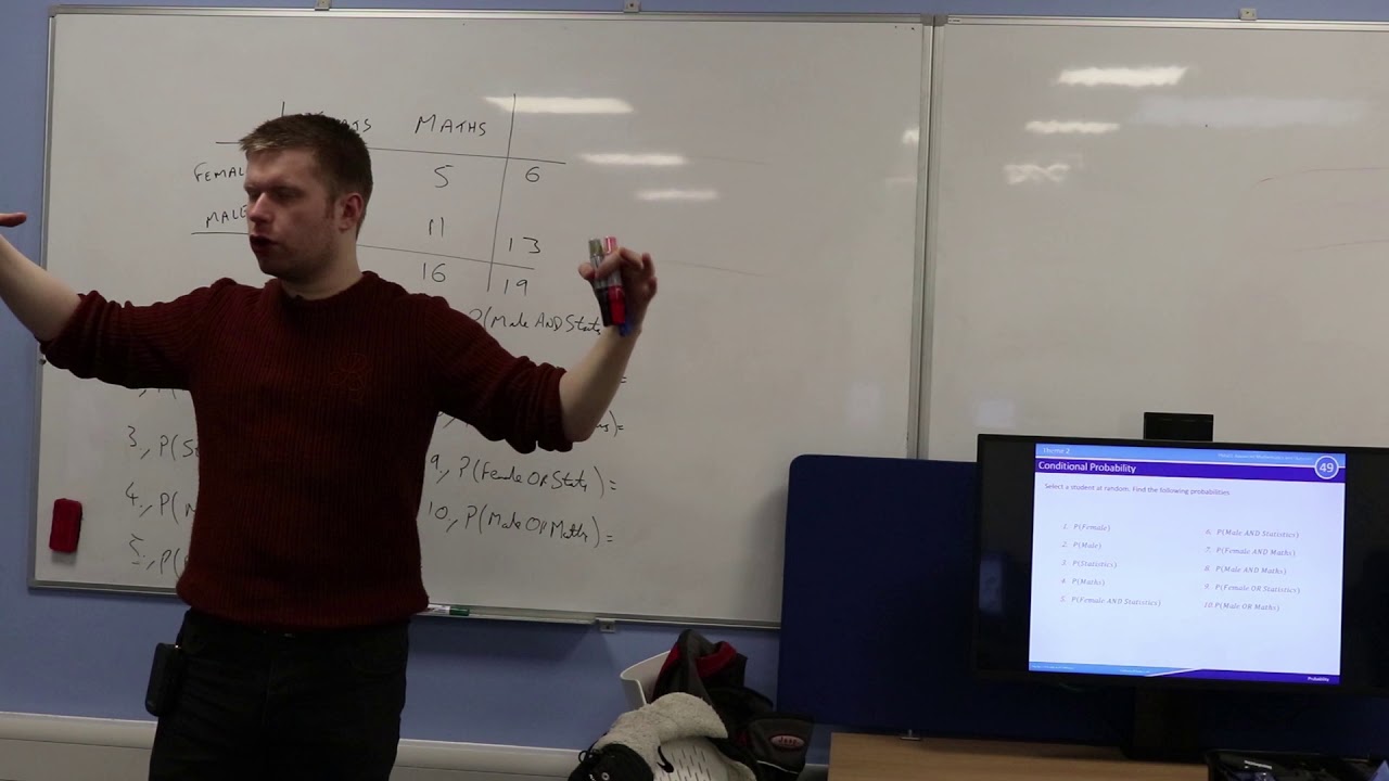 Conditional Probability (4 of 9: Using Two-Way Tables) - YouTube