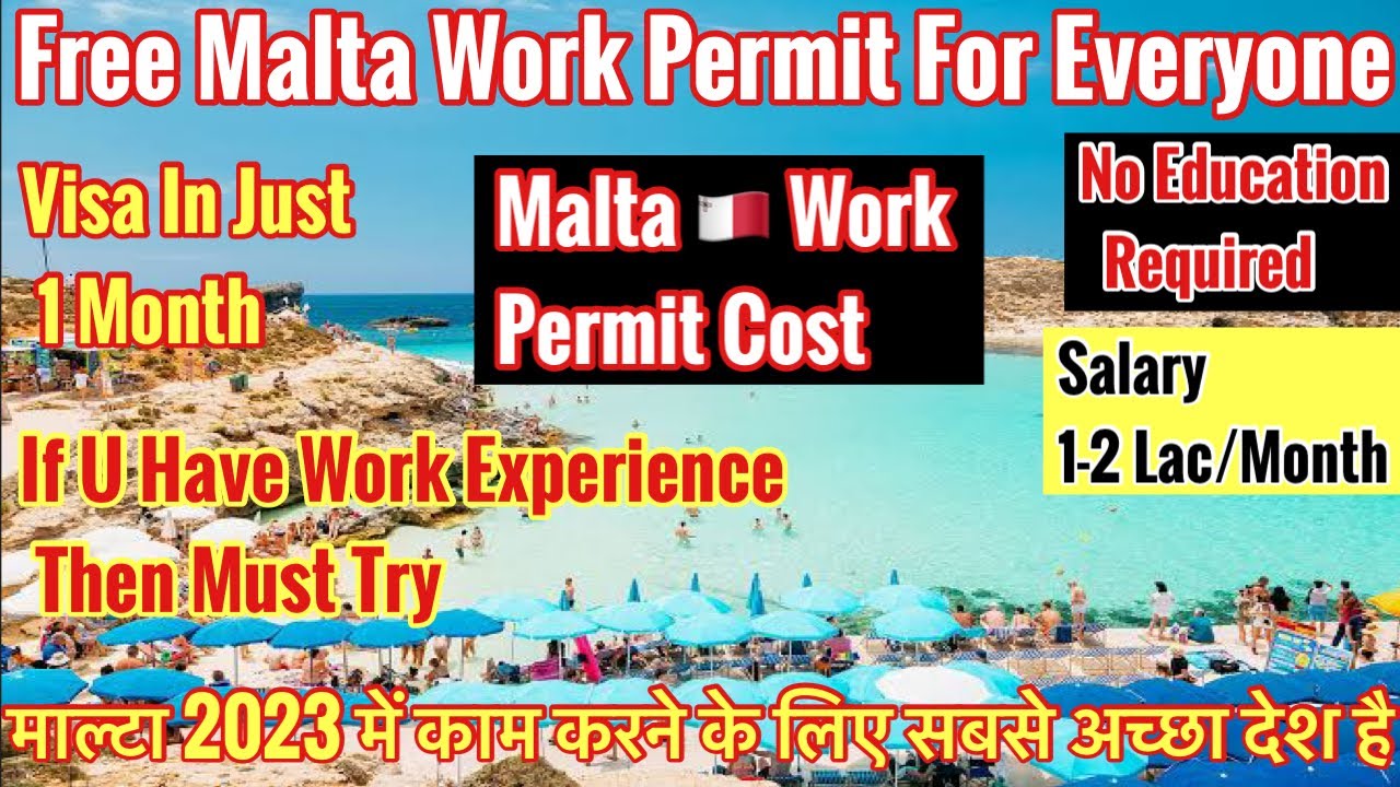 Malta Work Permit | Malta Work Visa | Malta Is The Best Country To Work ...