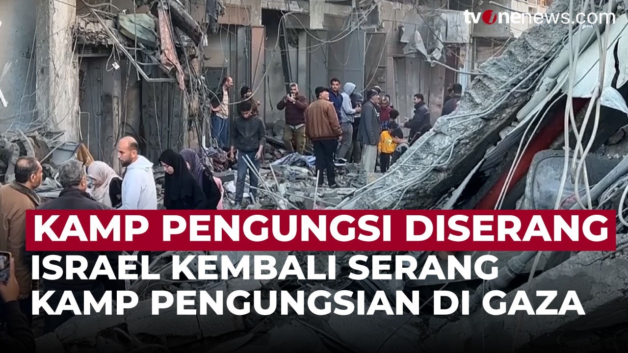 Kejam! Israel Serang Kamp Pengungsian di Gaza, 11 Orang Meninggal ...