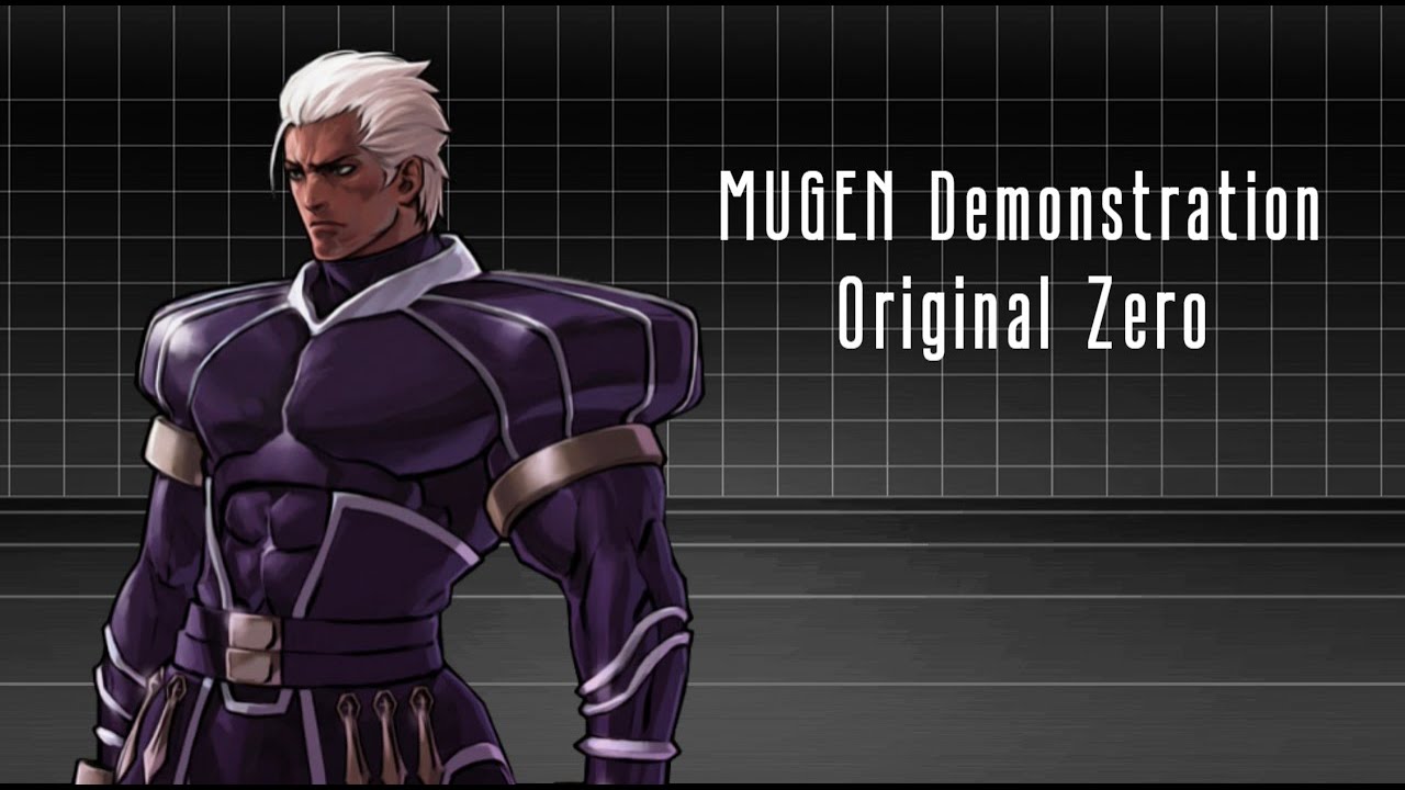 MUGEN Character Demonstration: Original Zero - YouTube