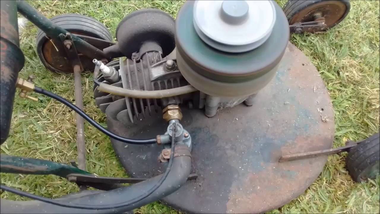 Victa Model 1 v2 resto rope start - YouTube