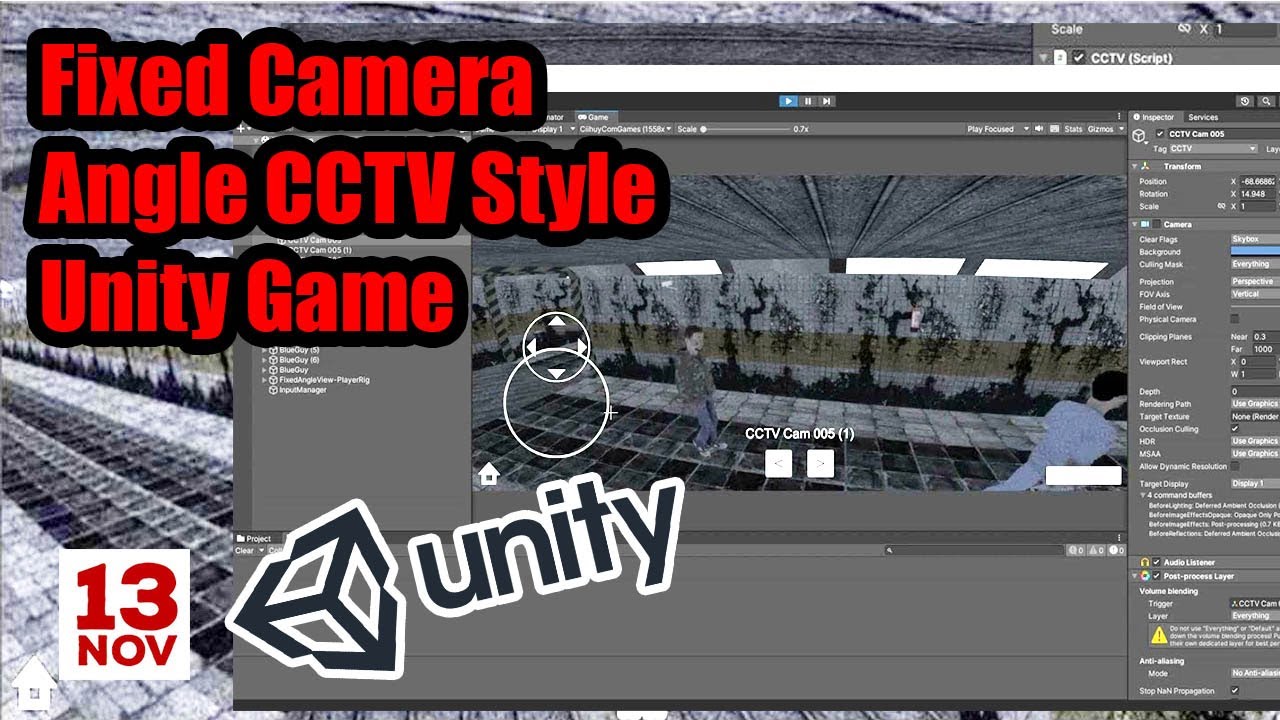 Automatically change / activate CCTV camera that is close to the player ...