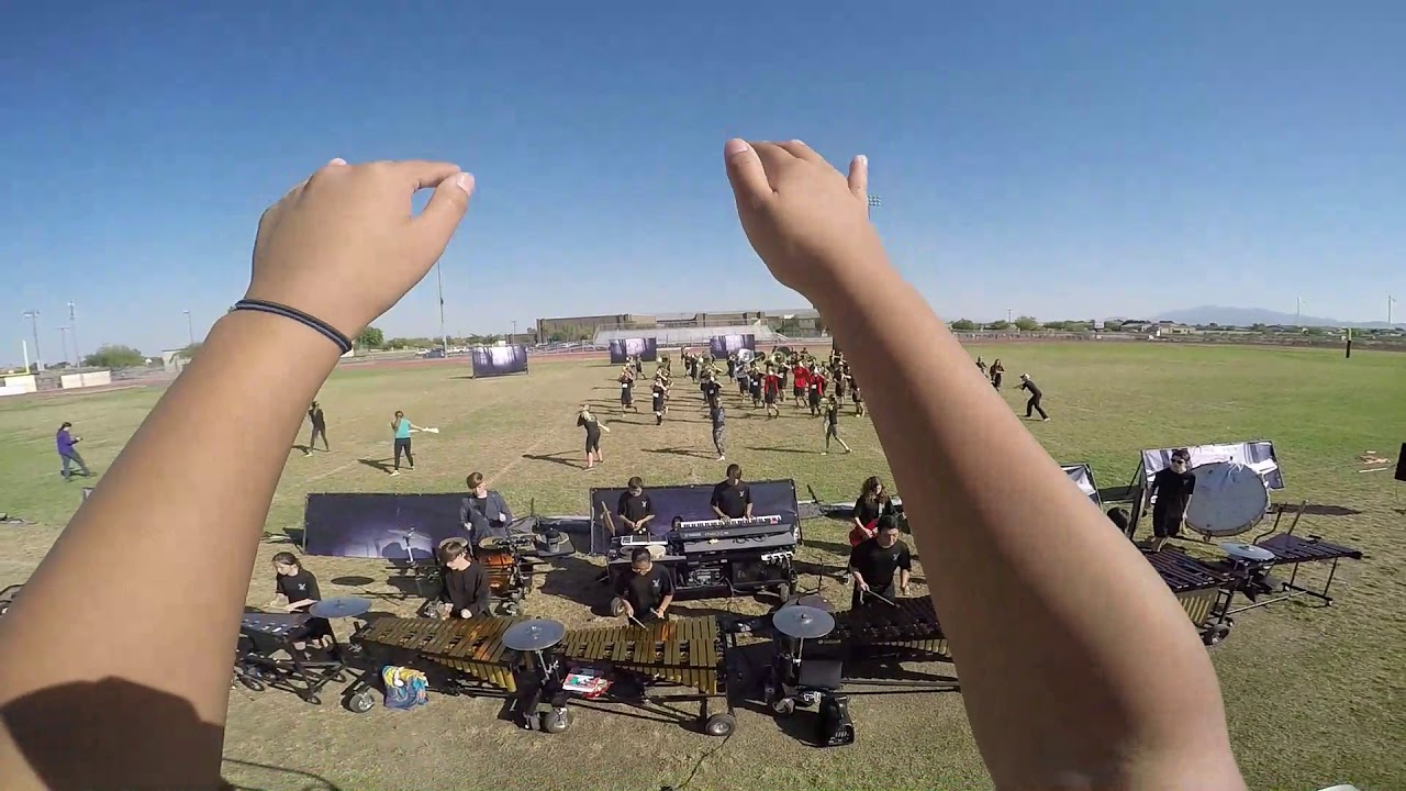 Verrado High School Viper Vanguard 2018 Head Drum Major Cam - YouTube