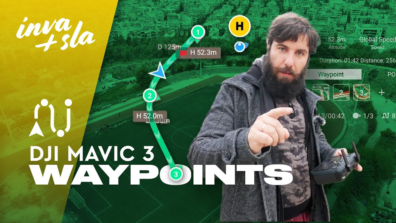 DJI Mavic 3 - Waypoints στα Ελληνικά - YouTube