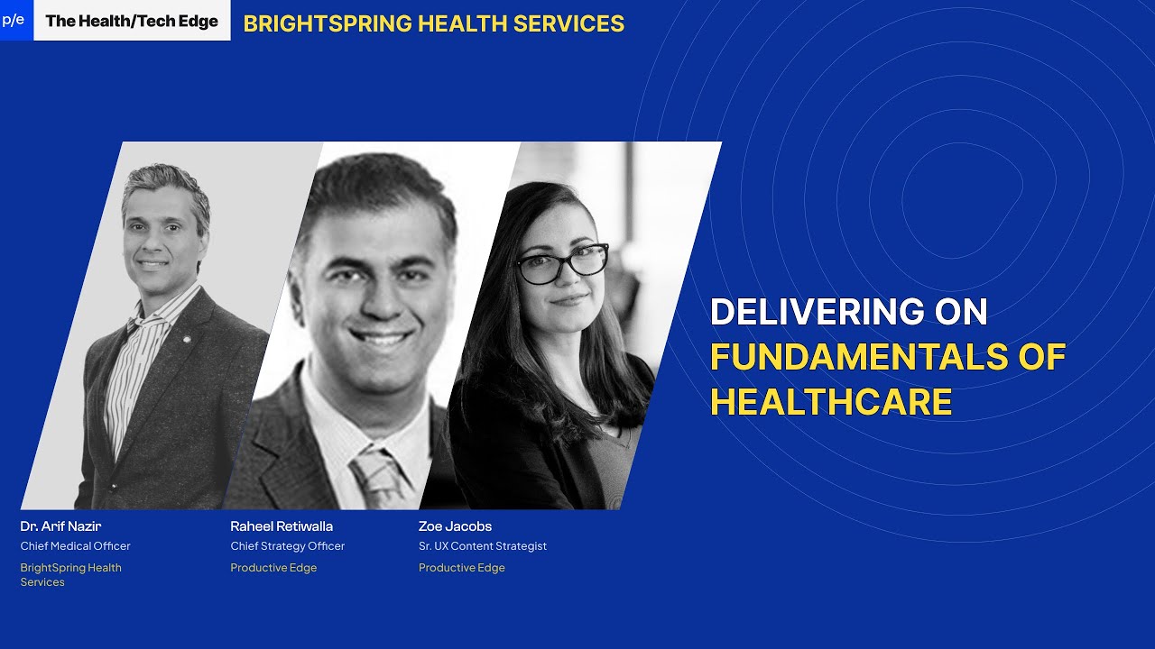 Delivering on Fundamentals of Healthcare | Dr. Arif Nazir, BrightSpring ...