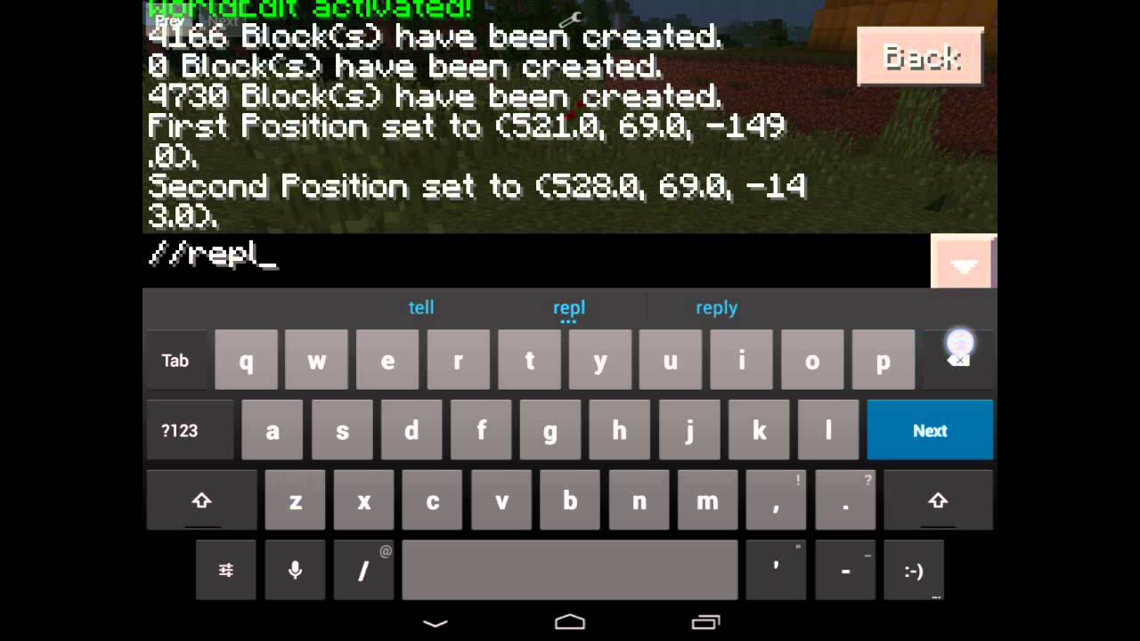 Mcpe World Edit Mod! - YouTube