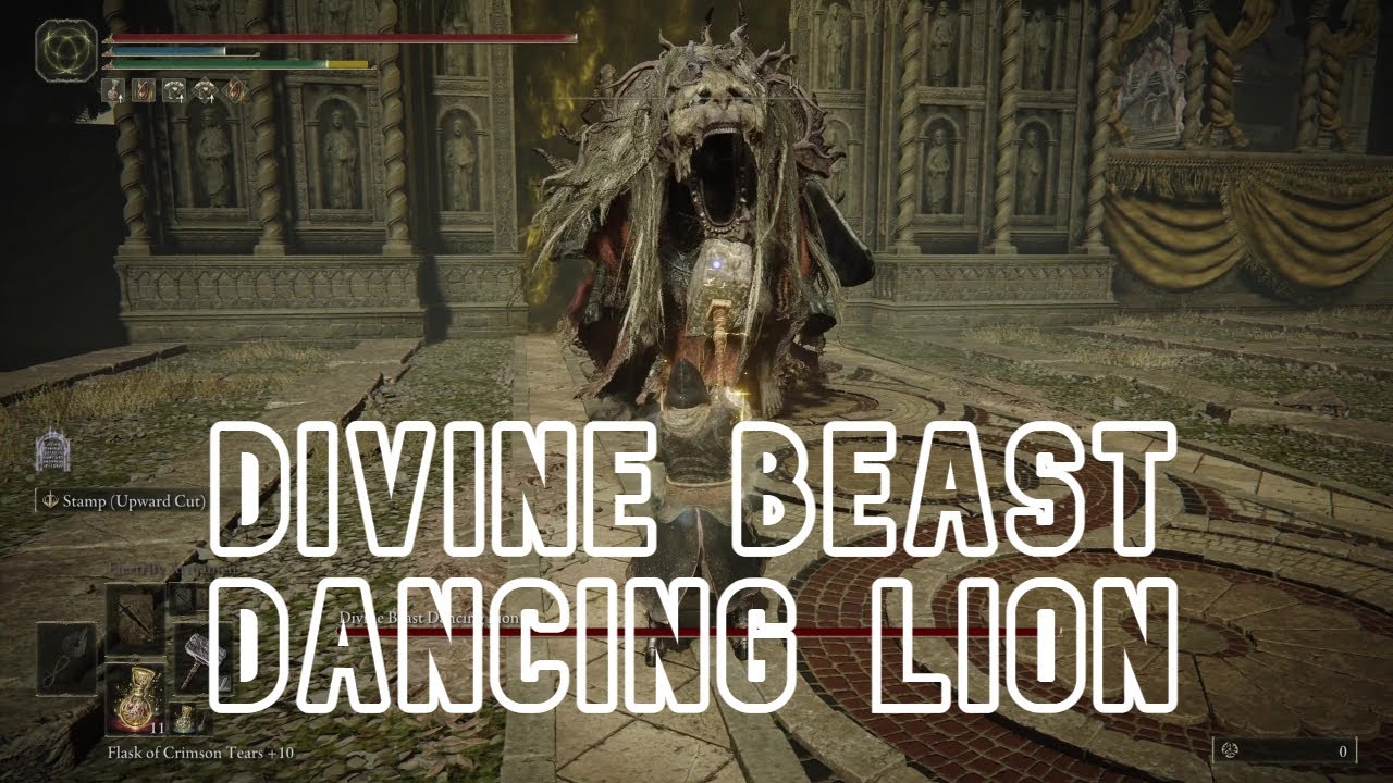 Shadow of the Erdtree - Divine Beast Dancing Lion Boss Fight - YouTube