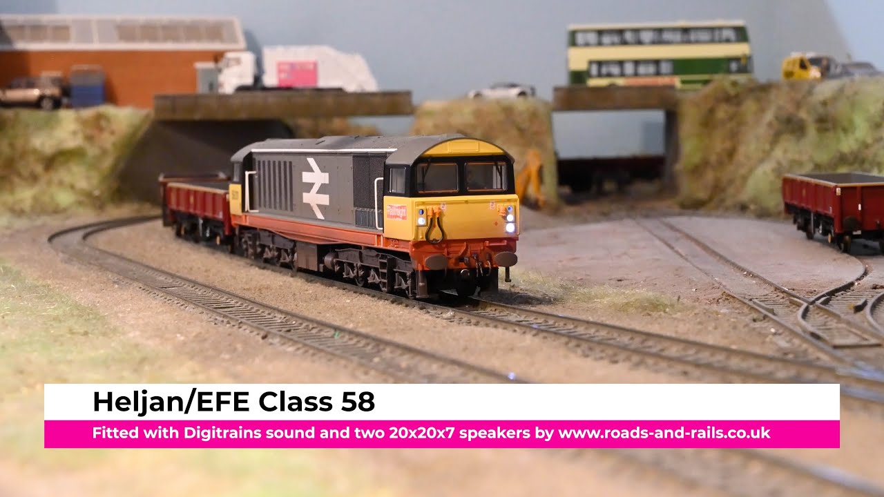 Heljan Class 58 With Digitrains Loksound 5 Sound - YouTube
