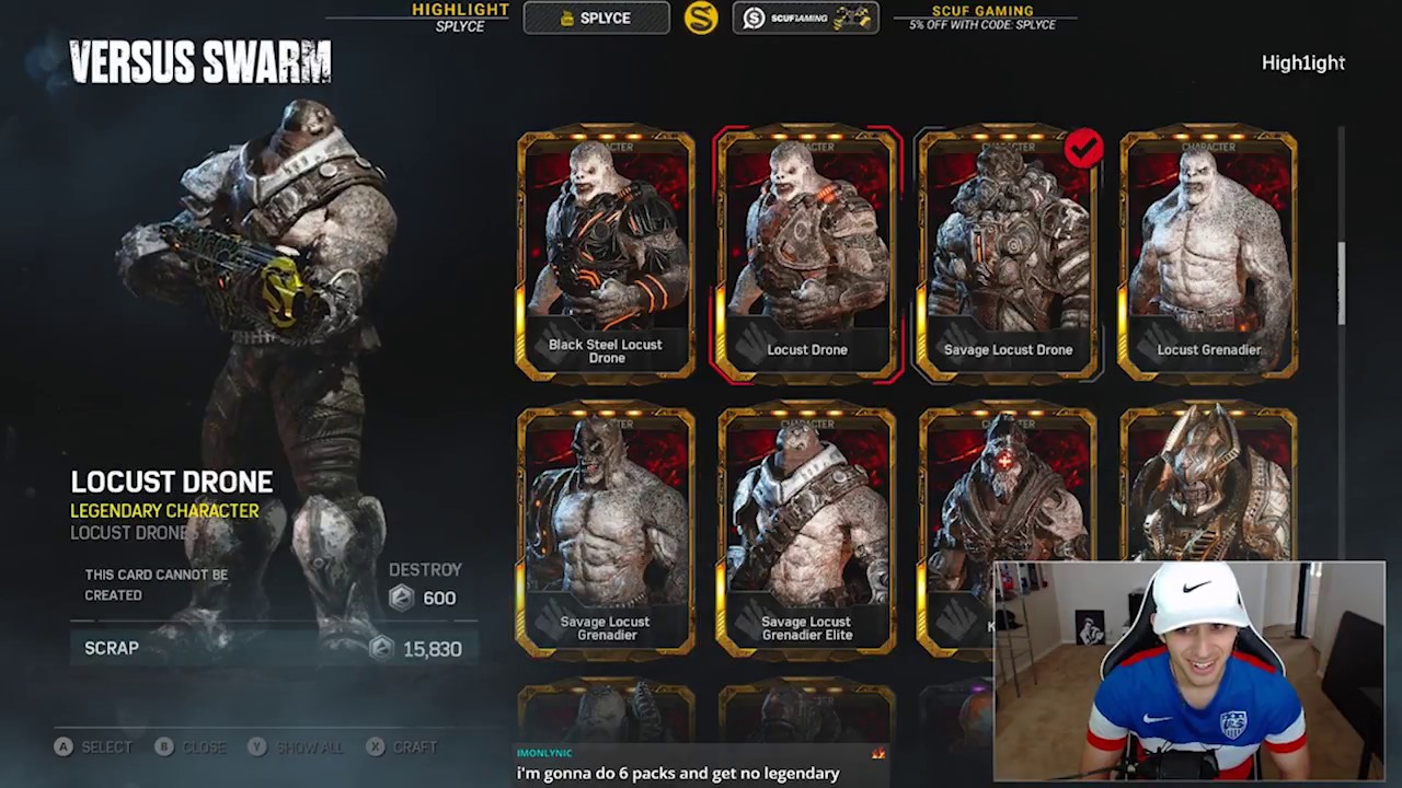 BEST PACK LUCK EVER! SAVAGE LOCUST PACKS | Gears of War 4 - YouTube