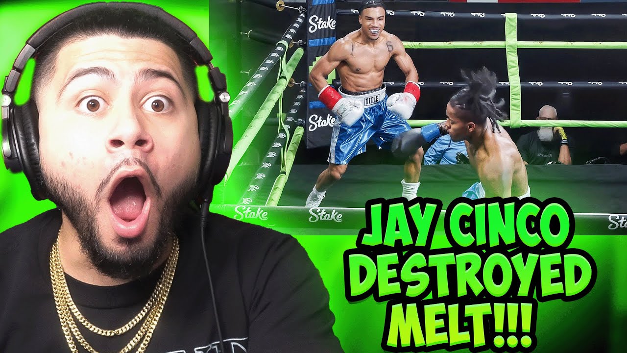 lil Denver Reacts To JAY CINCO VS MELT (FULL BOXING MATCH) - YouTube