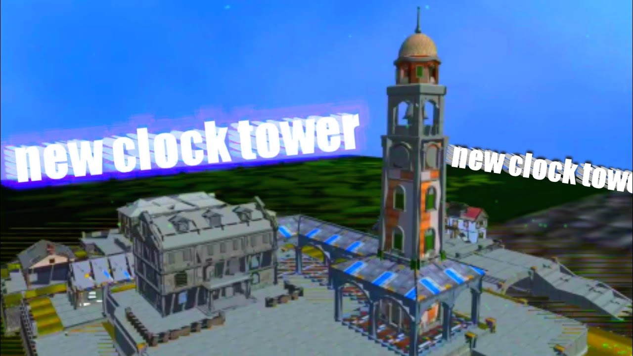 free fire max new clock tower ||3D clock tower 🥰 - YouTube