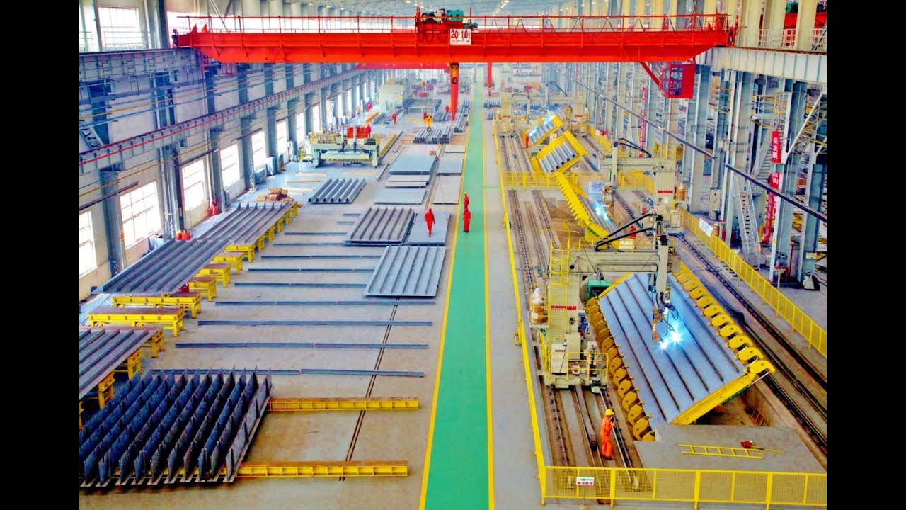 THE STAGES OF STRUCTURAL STEEL FABRICATION - YouTube