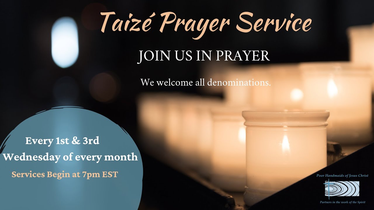 Taizé Prayer Services- Jan. 18th - YouTube