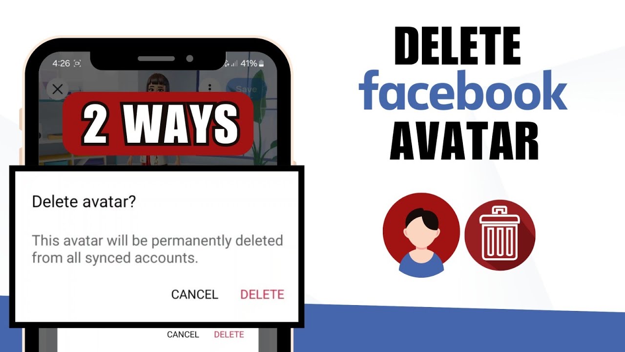 How to Delete Avatar on Facebook - YouTube