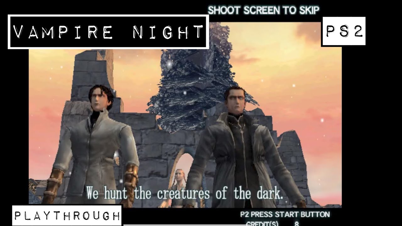 Vampire Night - PlayStation 2 - Arcade Mode Playthrough - YouTube