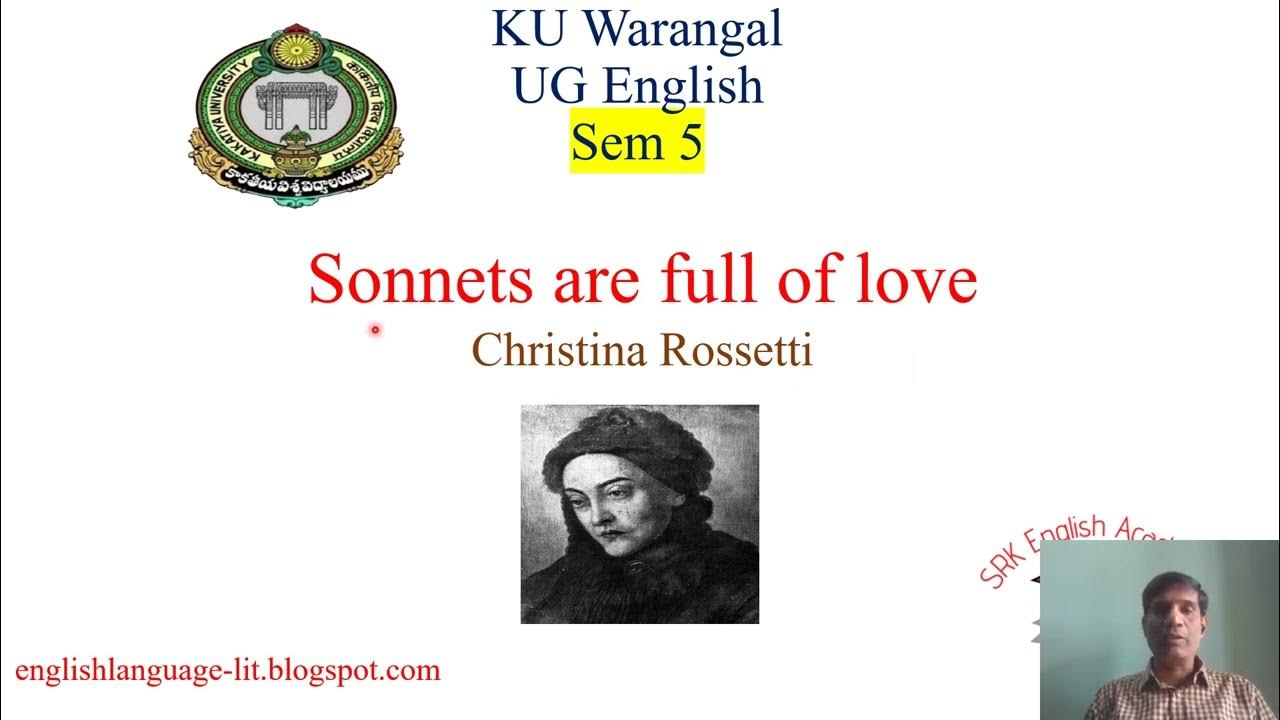Sonnets are Full of Love - Christina Rosetti - YouTube