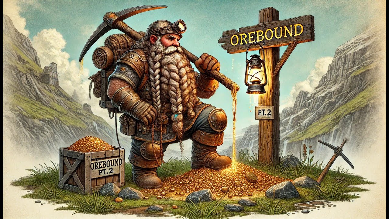 Building The Base And Starting Our Pile Of Gold - Orebound Pt. 2 - YouTube
