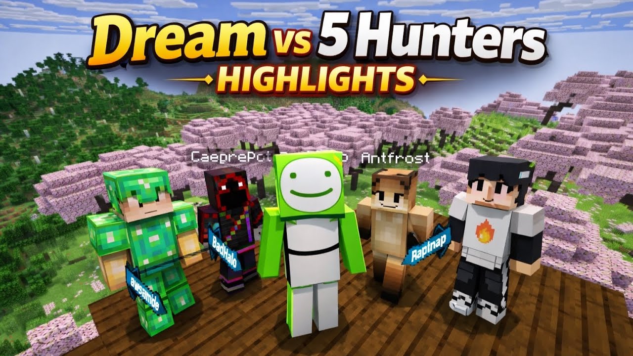 Dream vs 5 Hunters Revival | Highlights - YouTube