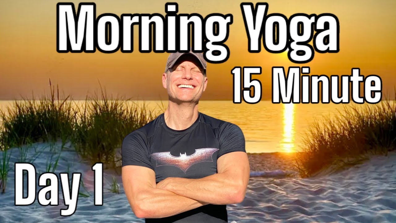 15 Min Morning Yoga Full Body Stretch - 5 Days of Yoga Challenge - YouTube